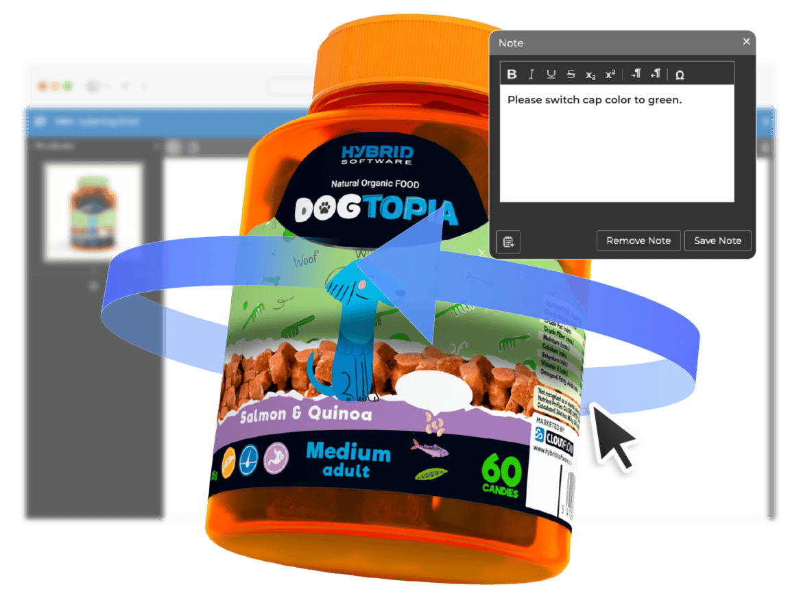 3D workflow for labels and packaging prepress automation