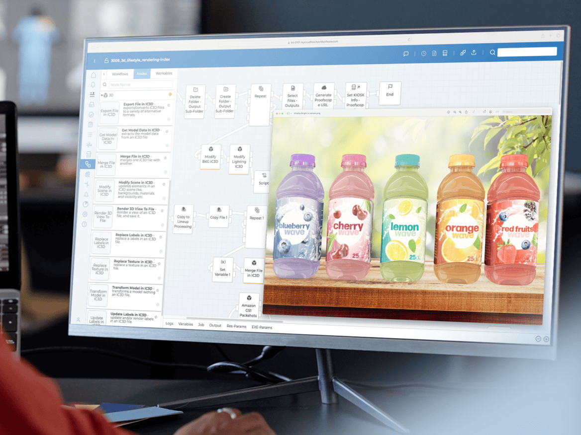 3D workflow for labels and packaging prepress automation