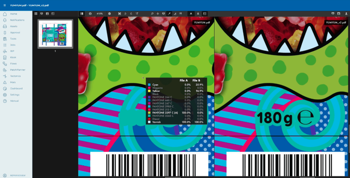 Proofscope's Live Rendering Mode | Hybrid Software